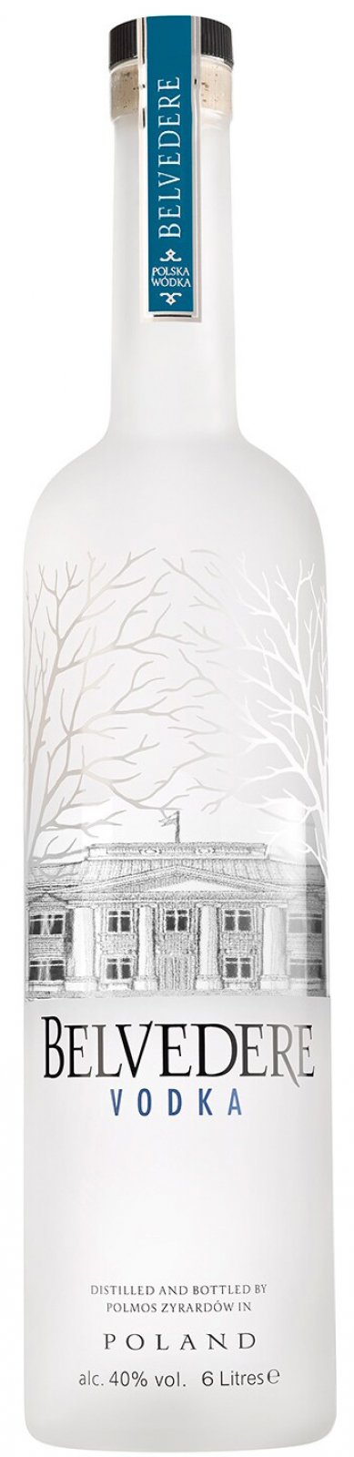 Belvedere Vodka mit 6 Liter und 40% vol.