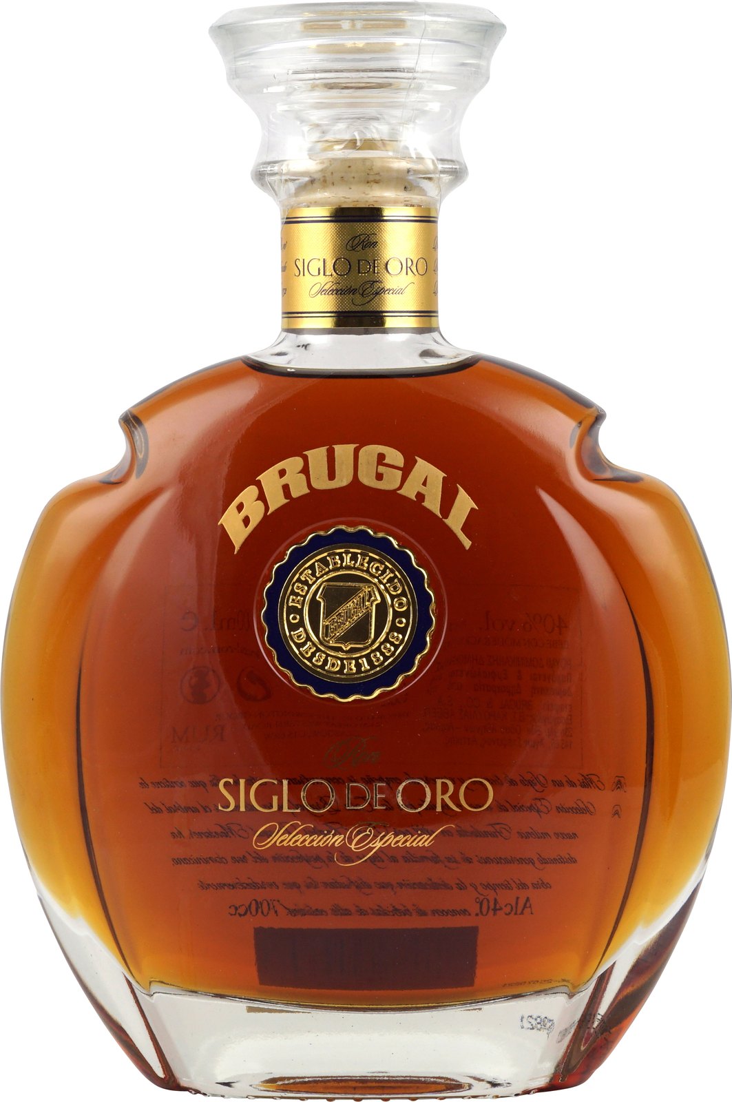 Brugal Siglo Rum mit 700ml und 40% vol.